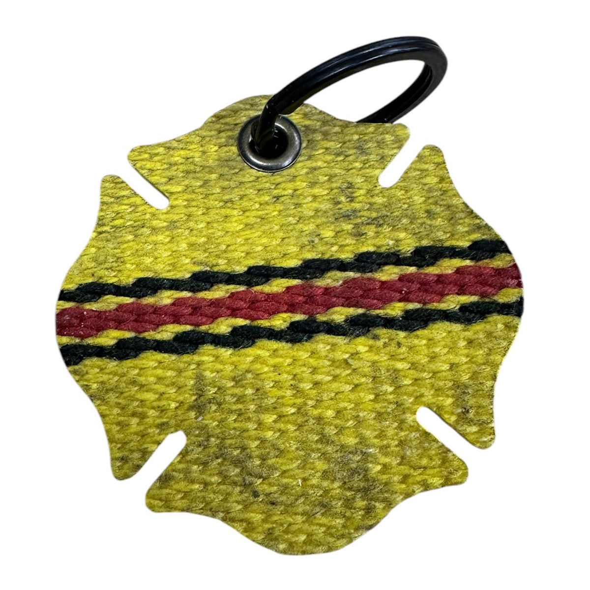 Recycled Fire Hose maltese cross Keychain – Fifty8 and Maine